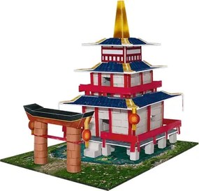 TREFL Stavebnice BRICK TRICK Pagoda M / 160 dílů / od 7 let