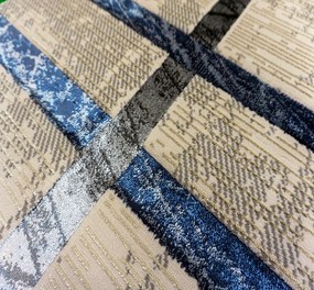 BE Koberec Esprit 3609 NAVY - tmavě modrý obdélníkový Rozměr: 60x100 cm