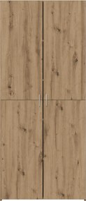 Vysoký bufet 2 ks Artisanový dub 80 x 42 x 185 cm 3365595