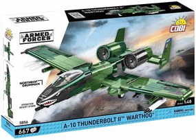 Cobi 5856 armed forces americký bitevní letoun a-10 thunderbolt ii warthog 1:48
