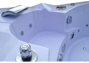 BPS-koupelny Hydromasážní vana HYD-OR632B 157x157 bez ohřevu vody