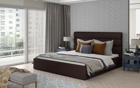 Caramel postel 140x200 kovový rošt/plynové písty/úložný prostor Materiál / Dekor: Monolith 37