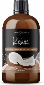 Vůně do svíček parafínového vosku Kokos 500 ml vonný olej