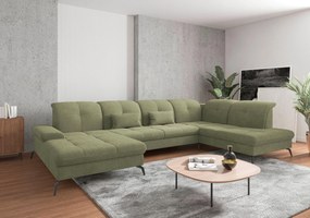 XXXLutz SEDACÍ SOUPRAVA, textil, světle zelená Sit & More - Sedací soupravy - 000144009969