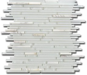 El Casa Mozaika skleněná El Casa Stick White 30x30,8 cm - 147864