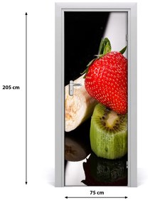 Samolepící fototapeta na dveře ovoce 75x205 cm