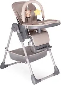 Kidnort Jordgubbe Jídelní židlička hnědá