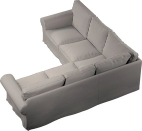 Potah na pohovku IKEA  Ektorp rohová barva béžová látka pletený vzor