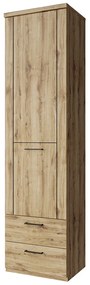 Regál 1d2s dub navarra Doorset Mebel Bos