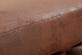 Designová taburetka Rococo antik hnědá
