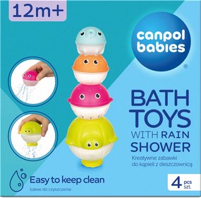 Canpol babies Sada kreativních hraček do vody s dešťovou sprchou OCEÁN
