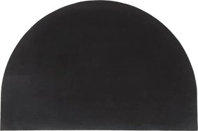Rohožka před dveře přírodní půlkruhová 60x90 cm kokosové vlákno 155564