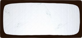 Jersey prostěradlo tmavě hnědé na výšku matrace do 30 cm Velikost: 160 x 200