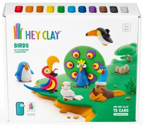 HEY CLAY Kreativní sada - Ptáci