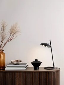 Designová stolní lampa Flute černá