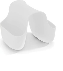 Držák na drátěnku a houbičku Saddle White Umbra