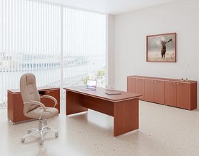 Sestava kancelářského nábytku TopOffice 4, akát světlý