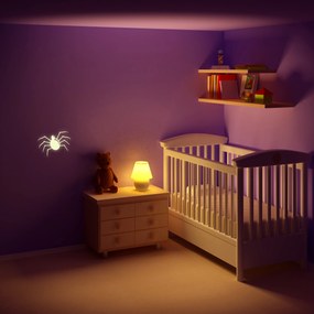 Svíticí samolepka na zeď - Pavouk - PopyDesign