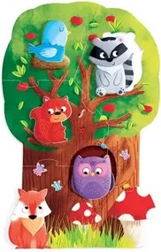 HEADU EN: Montessori Moje první puzzle - Les / od 2 let