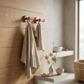 Rea Modern, dvojitý věšák, měděná matná, Rea-98036