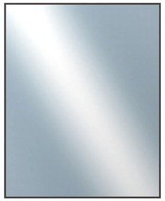 DANTIK - Zarámované zrcadlo - rozměr s rámem cca 80x100 cm z lišty Hliník černá | P22-021 (7022021)