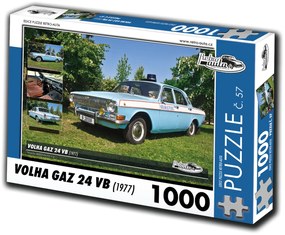 Retro-auta puzzle č. 57 volha gaz 24 vb (1977) 1000 dílků