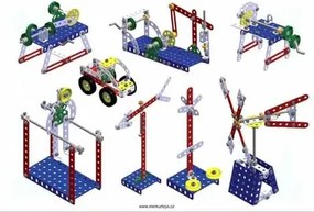 Merkur 4 stavebnice / 609 dílů / 40 modelů / od 5 let