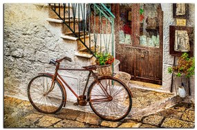 Obraz na plátně - Stará ulice v Itálii 1153A (90x60 cm  )