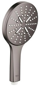 Grohe Rainshower SmartActive 130 - Ruční sprcha se 3 proudy, 9,5 l/min omezovač průtoku, Hard Graphite 26574A00