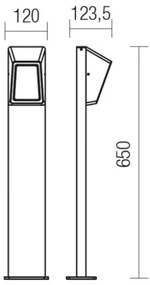 Redo 9168 - LED Venkovní lampa ARGES LED/3W/230V IP54 hnědá