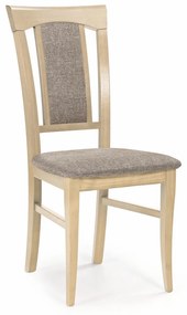 Jídelní židle Konrad, šedá / dub sonoma