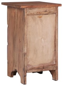 Noční stolek Yours - masivní recyklované dřevo | 30x30x51 cm
