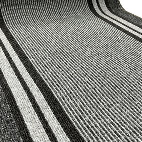 Kusový koberec GANDIA antracitová 67 x 150 cm