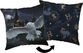 Jerry Fabrics Polštářek Harry Potter Hogwarts 01 40x40 cm