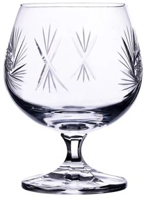 Onte Crystal Bohemia Crystal ručně broušené sklenice na brandy a koňak Větrník 250 ml 2KS