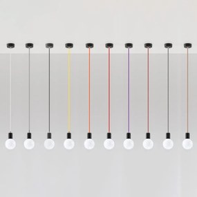 Sollux Lighting Závěsné svítidlo EDISON černé