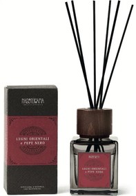 Nasoterapia – aroma difuzér s tyčinkami Legni Orientali e Pepe Nero (Orientální dřevo a Černý pepř), 200 ml