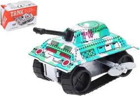 WIKY Tank kovový na klíček / Natahovací hračka / Kov / 6 cm / V krabic