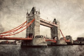 Tapeta - Historický Tower Bridge (120x80 cm) - PopyDesign
