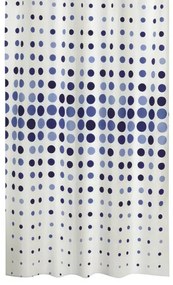 Bellatex Koupelnové závěsy 180x200 cm Tečka modrá