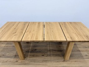 Massivo.cz Jídelní stůl Lanciano 140x90 cm, rozkládací, dub, masiv