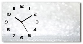 Wallmuralia Moderní skleněné hodiny na stěnu Světidélka 60x30 cm