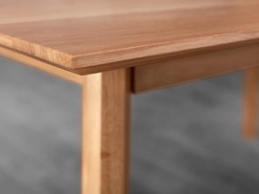 Dubový skládací stůl 95x160-245 cm Akron dub matný