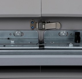 Autronic Rozkládací jídelní stůl HT-420 GREY šedá mat