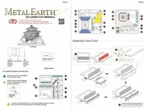 Metal Earth 3D Puzzle Chrám Kinkaku-ji / 29 dílků / od 14 let