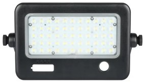 LED Stmívatelný solární reflektor se senzorem LED/10W/3,7V 4000K IP65 + USB port
