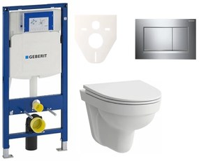 Cenově zvýhodněný závěsný WC set Geberit do lehkých stěn / předstěnová montáž+ WC Laufen Laufen Pro Nordic SIKOGES3H6