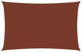 Stínící plachta obdélníková 2,5 x 5 m oxfordská látka Dekorhome Červená