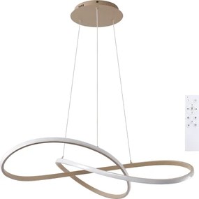 Brilagi - LED Stmívat. lustr na lanku INFINITY LED/80W/230V 80x80 cm béžová + DO