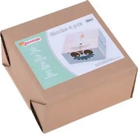 Dřevěné kostky Zvířátka / 4 kostky